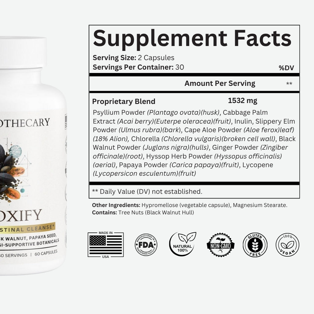 Detoxify Parasite Cleanse & Detox - 3-Phase System | Dear Apothecary