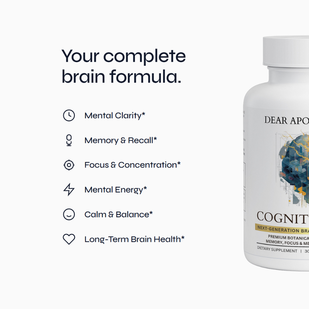 Cognitive Max™ | Complete Nootropic Stack for Focus & Memory